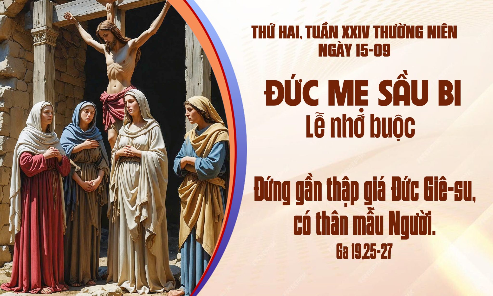 SUY NIỆM LỜI CHÚA LỄ ĐỨC MẸ SẦU BI – VIẾT CHÌ NHỎ